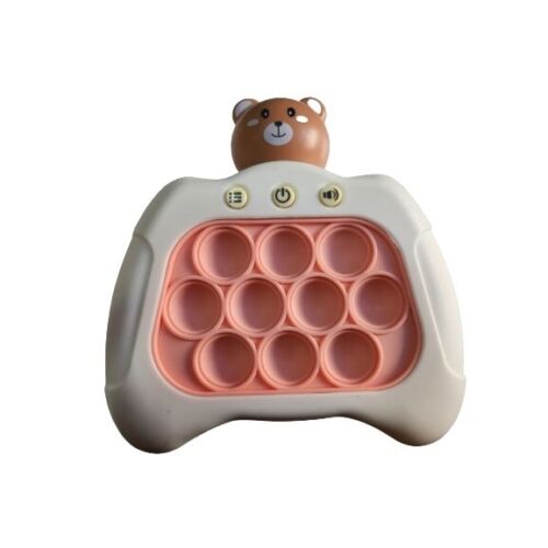 Electronic Pop It Game Controller Sensory Toy - White Bear