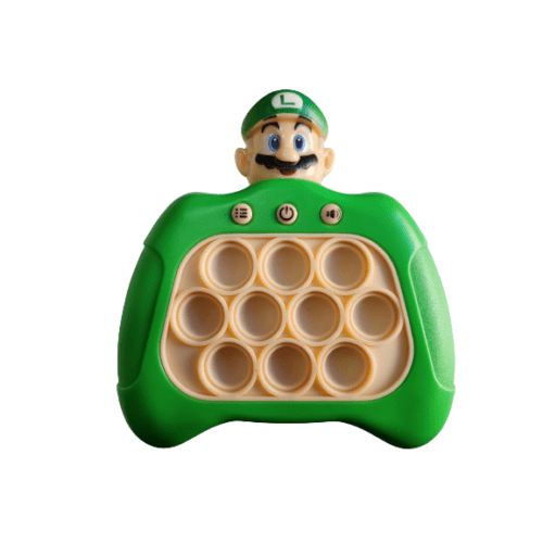 Electronic Pop It Game Controller Sensory Toy Luigi
